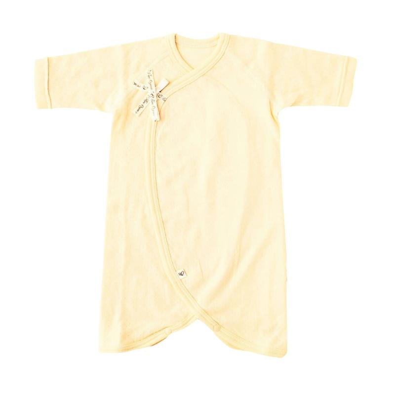 [Pure Organic] ピュア オーガニック 新生児 コンビ肌着 100％オーガニックコットン フィットタイプ 50cm～60cm 日本製 肌触り な肌着着心地の良さを求めた「100％オーガニック超長綿仕様赤ちゃん肌着日本製」赤ちゃん...