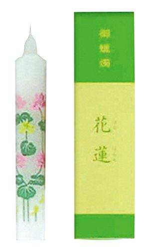 ニホンローソク 花柄ローソク 花蓮8号 2本入商品サイズ (幅×奥行×高さ) :サイズ:約4×14.5×2.2cm原産国:日本内容量:2本