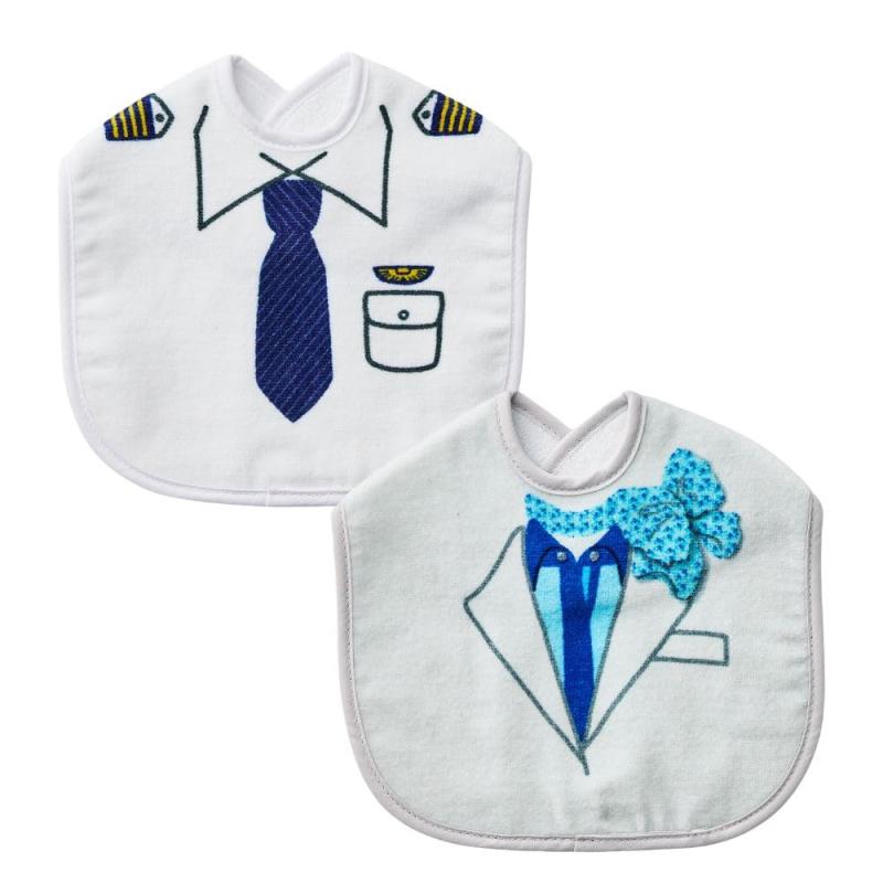 [ENGAGING TOYS] ANA スタイ SORA KIDS ソラキッズANAのパイロット、CA制服デザインのスタイです。お子さまが飛行機に搭乗した記念やギフトにもぴったり。柔らかな綿100％素材で、肌ざわりも快適。ギフトにも喜ばれる...