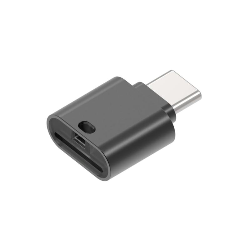 AXYO Type-C カードリーダー Micro SDカード対応 タイプC メモリーカードリーダー OTG 変換アダプタ 汎用 USB Type-Cポートのデバイスに対応 ブラック【USB-C カードリーダー】メモリカード Micro S...