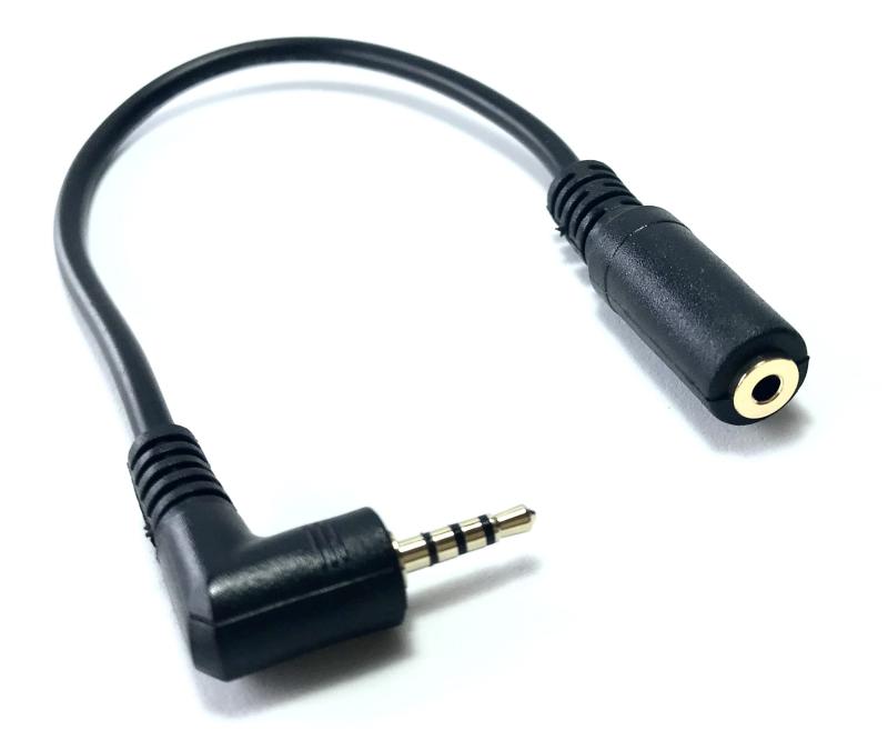 Access L型 2.5mm ステレオミニプラグケーブル 20cm オス-メス 0.2m M117