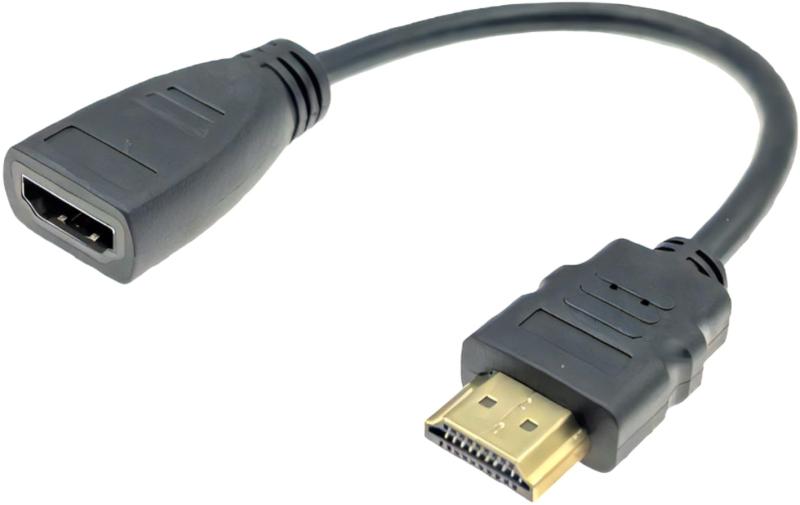 CNCTWO(コネクトツー) Ver2.0 規格 HDMI 延長ケーブル A(オス/メス) 3D 4K フルハイビジョン 音声データ転送 ネットワーク対応