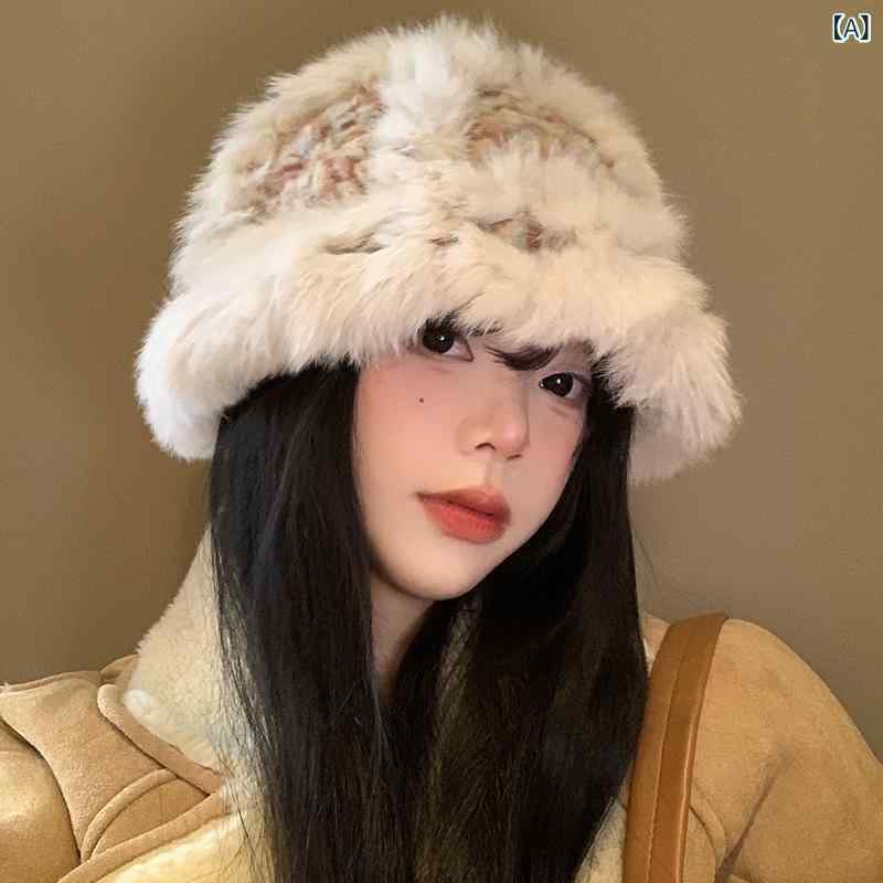 ウサギの 毛の 手作りの ニットの 漁師の 帽子の 女性の 冬の 顔を 見せます。商品番号: WHB241213ブランド: 他の製品カテゴリー: バケットハット人気の要素: チェック柄季節に合わせて: 冬ORIGIN: 杭州ハットスタイル:...