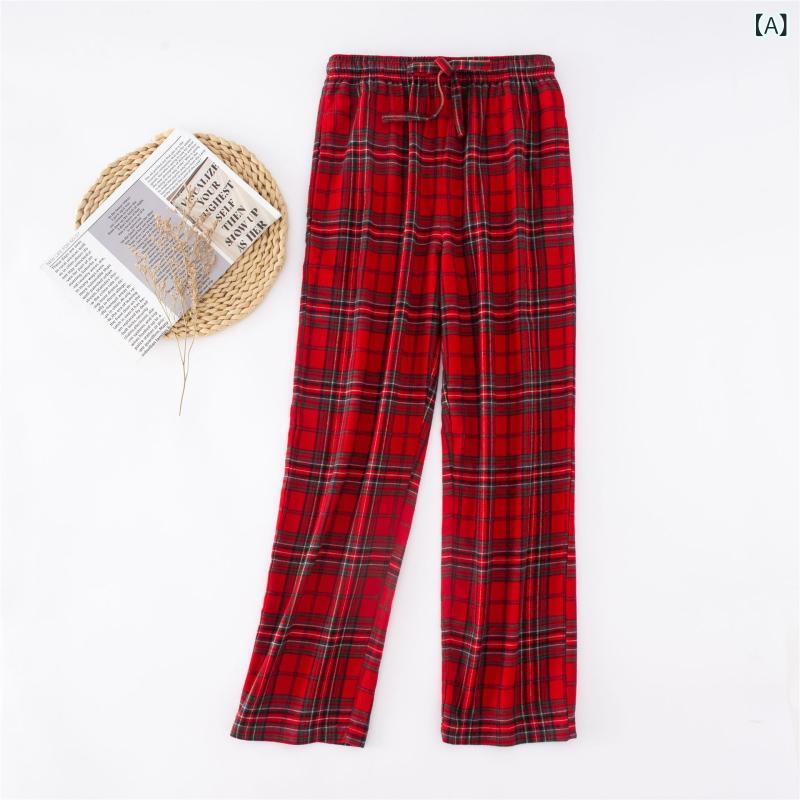 秋冬の 男性の 格子の 寝 ズボンを 輸出 します。製品カテゴリ: パジャマ生地名: コットンデザイン: セットメイン生地成分: コットンメイン生地成分の含有量: 95厚さが薄い: 厚くする生地の厚さ (坪量): 適度 (181-200グラ...