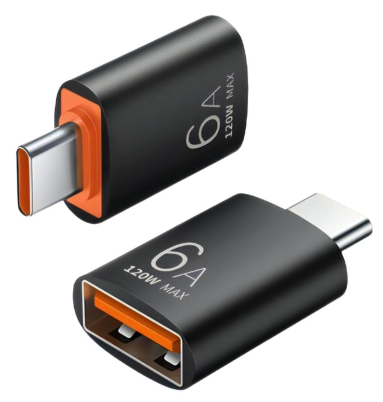 USB変換アダプタ USB3.0 Aメス → USB Type-C オス OTG対応 高速充電 6A アルミ合金ボディ コンパクト 小型 データ転送 Android スマホ タブレット PC対応AD6AUAFUCMBK(1) USB-A機器...