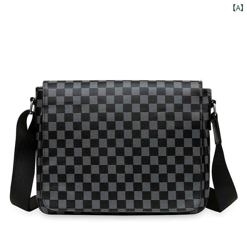 男性の カバンの カバンの カバンの 欧米の ファッション 的な 男性の 斜めの カバンの 横の タイプの カジュアルな コンピュータの ブリーフ ケースの 男性の 格子の リュックサックスタイル: 都会的なシンプルさ商品番号: 1288材...