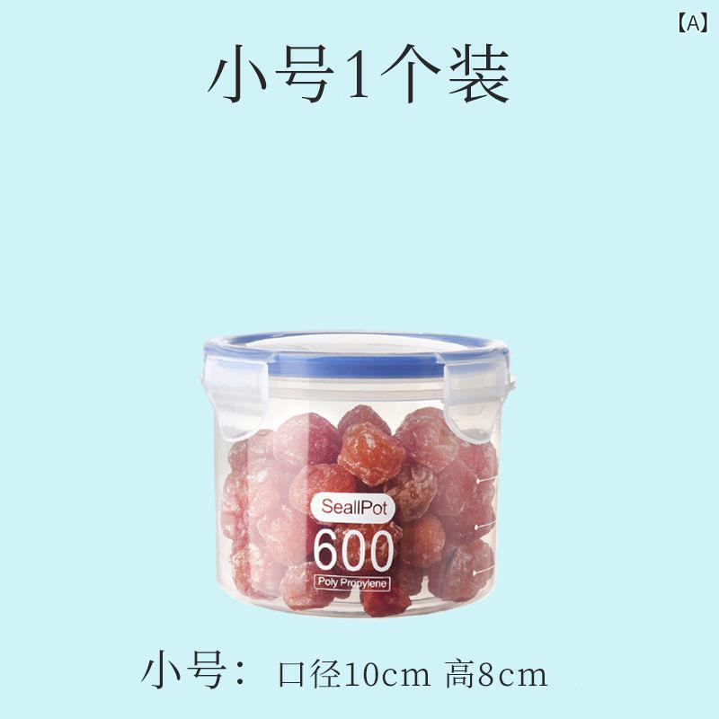 透明 プラスチック 密封 缶 粉ミルク 缶 円形 蓋 付き 食品 缶 キッチン 五穀 雑穀 収納 ケース 収納 タンクブランド: ル・シャオ輸入するかどうか: いいえ商品番号: L2707材料: プラスチック出身地: 浙江省スタイル: 和風...