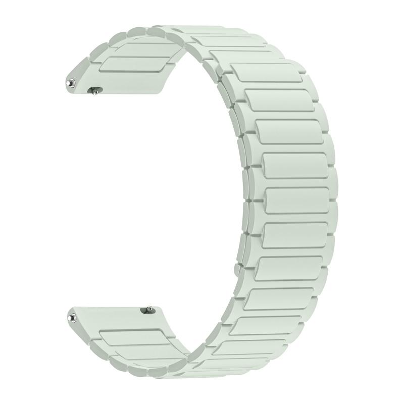 [LuFiYa] 磁気 時計バンド 18mm / 20mm / 22mm 交換バンド 強力な磁気クラスプ付きシリコン 腕時計ベルト18ミリ 20ミリ 22ミリ バックル無しのシリコンストラップ 自由調整できるし男性女性兼用 交【特別に設計さ...