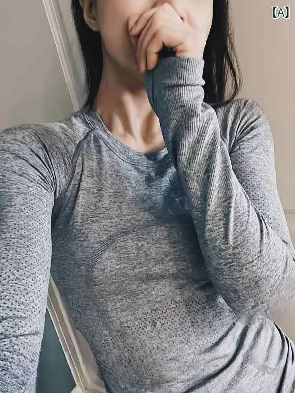 luludarling ヨガ 長袖 Tシャツ レディース 2 . 0 シームレス 一 体型 スウィフリーフィットネス 通気 性 スポーツトップス色: スレートグレー,白い,黒,バイタリティパウダー,バーベナパープル,チャコールブルー,タイド...