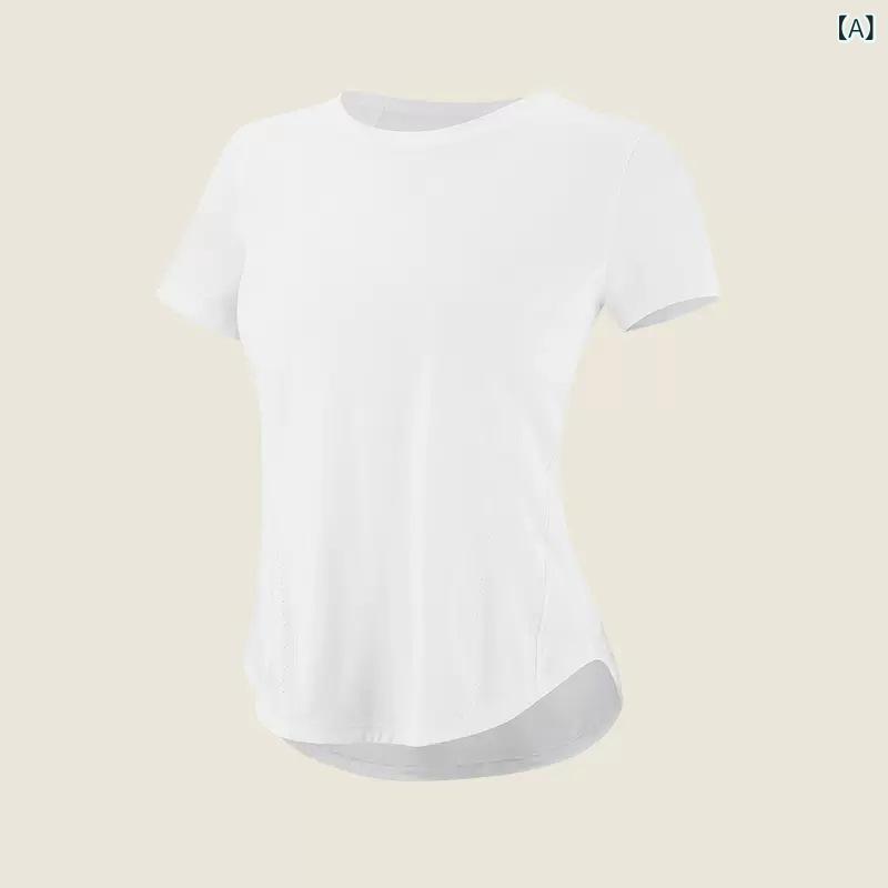 夏の スポーツ 上着の 女性の 新型 半袖 t ウエストトレーニングランニング 速 乾 衣 アウトドアプラティフィットネスヨガ 服ソースカテゴリ: 現物製品カテゴリ: Tシャツ機能: 吸湿・発汗適用性別: 女性パターン: 純色誤差範囲: 1...