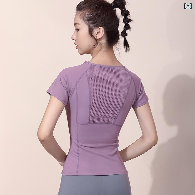 現物 ランニング スポーツ ブラウス 上着 女性 夏は 胸 パッド 付きの 通常の 紫色 半袖 ハイエンドフィットネスヨガ 服ソースカテゴリ: 現物製品カテゴリ: Tシャツ機能: 超弾性ブランド: 伊長悦適用性別: 女性パターン: 純色誤差...