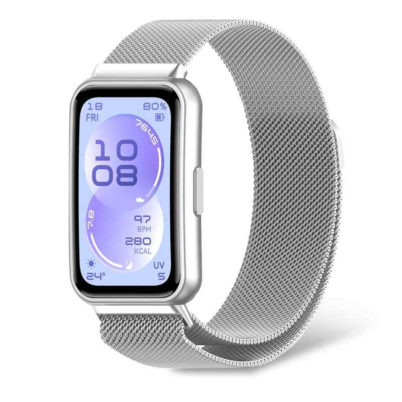 [YANMONGI] HUAWEI Band 11 Pro/HUAWEI Band 11 用 バンド 金属ベルト ステンレス製 替えベルト 長さ調節可能 耐久性のある 男女兼用 金属バンド