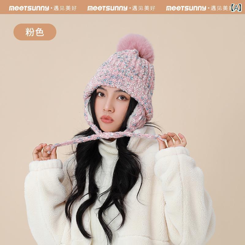 ミート サニー 帽子 秋冬 保温 厚手 耳 当て 帽子 防風 防寒 保温 ニット 毛糸 帽子 レディース貨物番号: Dmz2343ニットカラフル耳当てキャップブランド: 日除け製品カテゴリ: ウールキャップ季節にぴったり: 冬産地: 義烏キ...