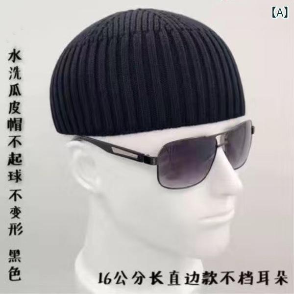 地主の ニット 帽の 瓜の 皮の 帽子の 男性の 薄い 金の 通気 性の 毛糸の ヤクザの 帽子の 秋冬の 短い 金の つばの 帽子の 街の ダンスは 保温 します。ブランド: なし製品カテゴリ: アースキャップ季節にぴったり: 春と秋産地...