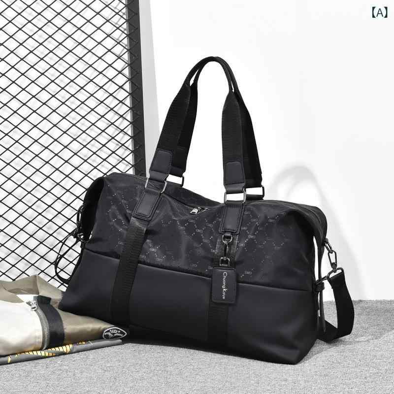 ChuongKaiye 新品 メンズ 旅行 かばん ビジネス 出 张 手提げ かばん大 容量 カジュアル 斜め がけ 荷物 かばんスタイル: ビジネス通勤材質: オックスフォード布ブランド: ChuongKaiyeパターン: アルファベット...