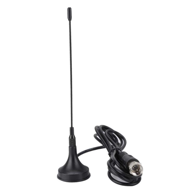 ワイヤレス屋内テレビアンテナUHF / VHFデュアルバンド1.5m F 12cmロッドTサクションカップアンテナ防水ホーム/カーテレビ、ATSCテレビの国UHF / VHFデュアル周波数受信高周波ヘッドの受信に焦点を当てているため、効果は...