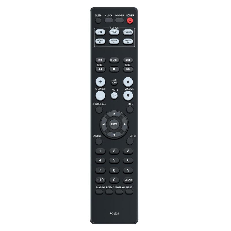 ラジオチューナーリモコン RC-1214 Denon用のリモコン CDレシーバー RCD-M41K対応【商品仕様】適合機種：CDレシーバー RCD-M41K対応【設定不要ですぐに使える】リモコンに電池を入れるとすぐに利用することができます。...