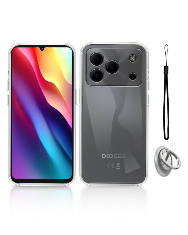For DOOGEE Note 56 / Note56 Pro / Note56 Plus 用 ケース カバー KONXISA 軽薄型 TPU スマホケース バンパーカバー レンズ保護 耐久性 耐衝撃 全面保護 傷つけ防止 指紋防止（クリア...