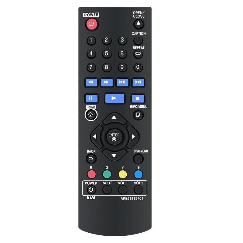 DVDプレーヤーリモコン AKB75135401 LG用のリモコン BP125 BP125N BP135 BP145 BP145N BP155 BP155N BP165 BP165N BP240 BP240D BP240N BP250 BP...