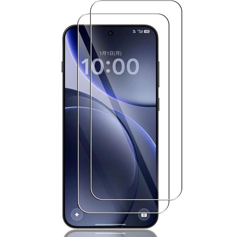 Gosento For OPPO Find X9 フィルム【2枚セット】2.5Dラウンドエッジ加工 日本旭硝子素材AGC 高透過率 強化ガラスフィルム 硬度9H【対応機種】OPPO Find X9 の曲面エッジによるフィルムの剥がれ・浮き防...