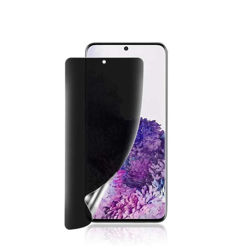【覗き見防止 1枚セット】Galaxy S20 用 覗き見防止フィルム ギャラクシーS20 専用 画面保護フィルム 非ガラス【ディスプレイ指紋認証対応/3D全面保護/高感度/指紋防止/傷自動修復/取扱簡単/独【対応機種】：Galaxy S2...