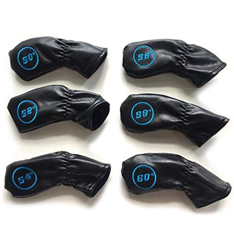 Sunbro Golf アイアンカバーゴルフ ウェッジカバー ヘッドカバーゴルフ 高級刺繍 Puppyちゃん 9枚/6枚入り ブラック/ホワイト品名：アイアンカバーゴルフ ヘッドカバーゴルフ表示番手:4-9、A、S、P(9個セット)素材：高...