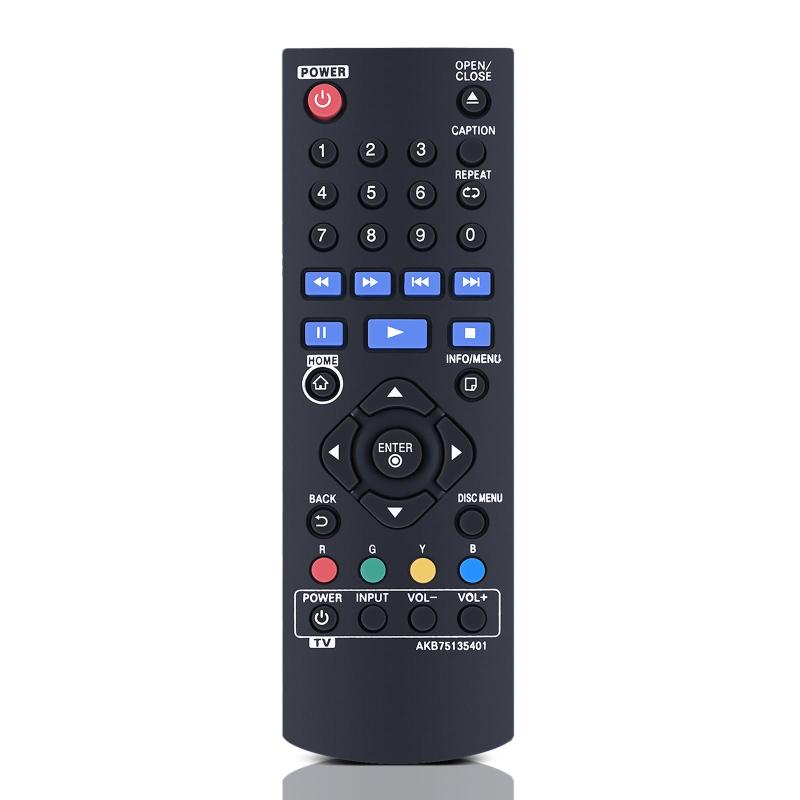 DVDプレーヤーリモコン AKB75135401 for LG BP125 BP125N BP135 BP145 BP145N BP155 BP155N BP165 BP165N BP240 BP240D BP240N BP250 BP25...