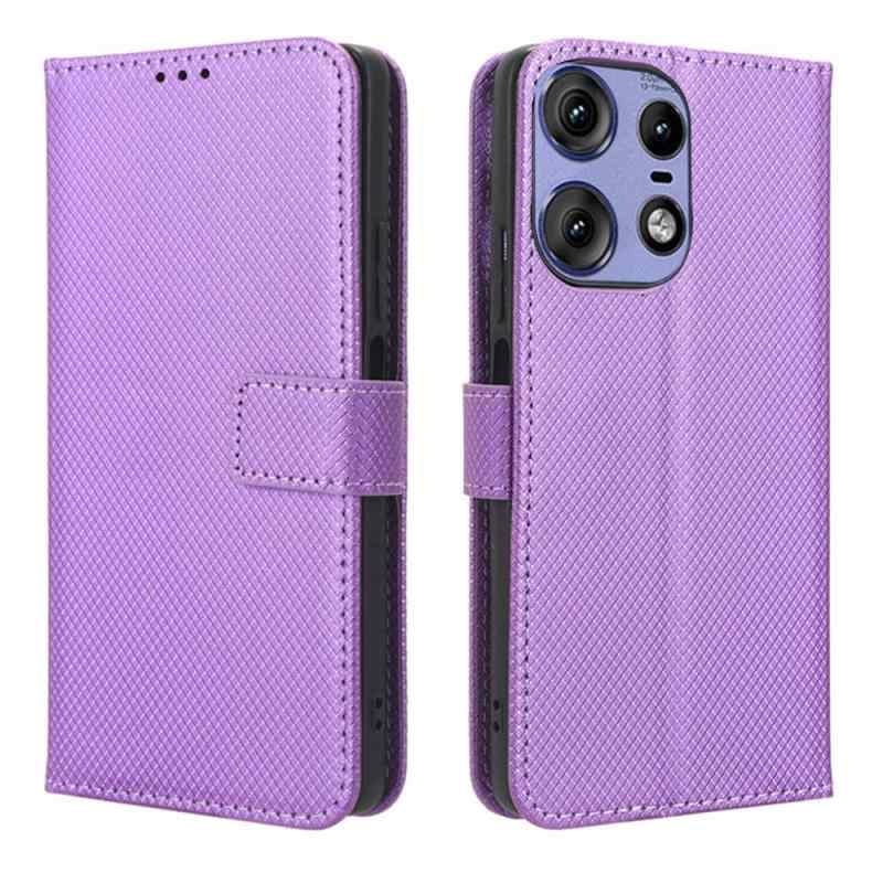 For Motorola Edge 50 Pro 5G ケース 手帳型 スマホケース 【SHANCHI】 磁気開閉 耐衝撃 カード収納機能 レンズ保護 合成皮革 + TPUケース 指紋防止 (パープル)【対応機種】Motorola Edge...
