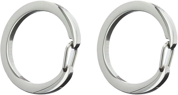 [dot knot] カラビナ 丸型 2個セット ステンレス 円形 カラビナ キーリング キーホルダー kng15寸法：外径3.2cm 内径2.5cm 厚み0.35cm 製品詳細：鍵などを取り付けることができる便利な丸型カラビナ 素材：ステンレス