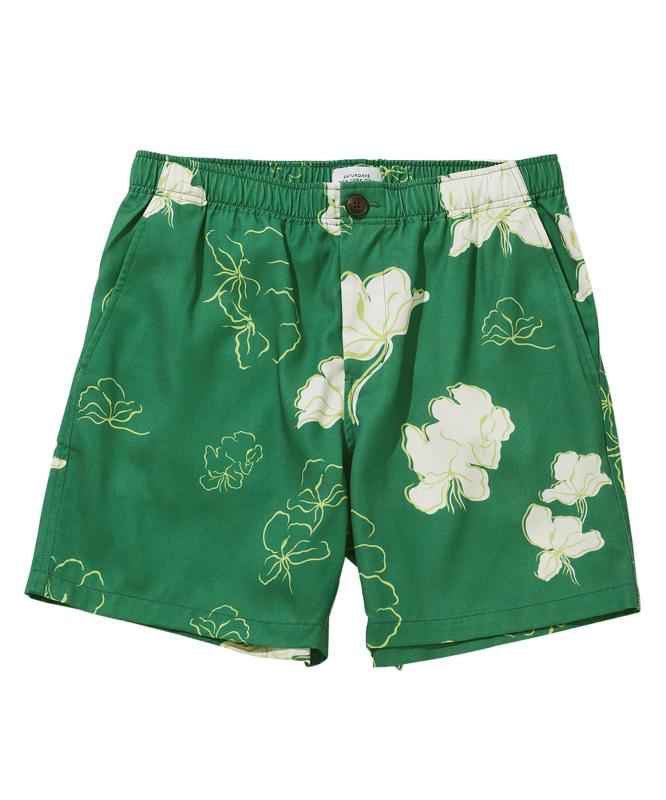 [サタデーズ ニューヨークシティ] ショーツ Ambrose Manoa Short レディースサイズ (cm) : S : ウエスト : 74〜86・ヒップ : 106・股下 : 16・股上 : 28・渡り幅 : 35・裾幅 : 28カラ...