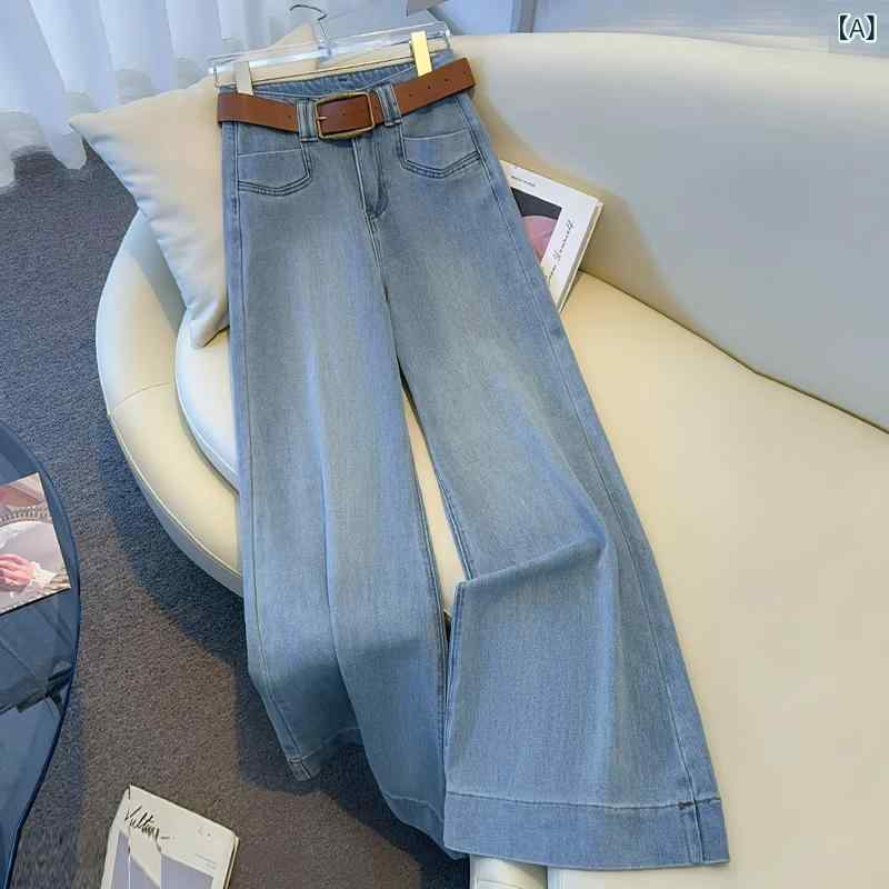 女性 用 ビッグフレアジーンズ 2025新 スタイル 今年超 人気 モデル多 用途 小柄 ライトカラーストレートフレアパンツ商品番号: その他ブランド: その他生地名: シェニール主な生地構成: スパンデックス主な生地構成 2: スパンデッ...