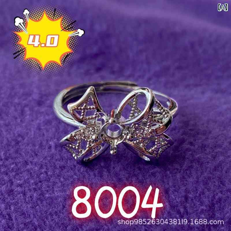 ラウンド 4 ミリメートル リング ジュエリー DIY 手作り 象嵌 尖 底 ダイヤモンド 空 トレイ 平底 卵 面 リングライブハート 型カテゴリー: ライブマウス材料: 銅モデリング: ハートの形加工技術: 電気めっきORIGIN: S...