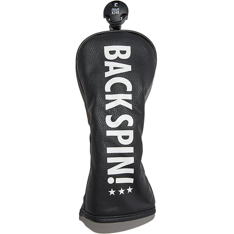 BACK SPIN LOGO PU Head Cover for HYBRID バックスピン 合皮レザー ヘッドカバー ユーティリティ用 おしゃれ 派手 シンプル 星 かっこいいユーティリティ用