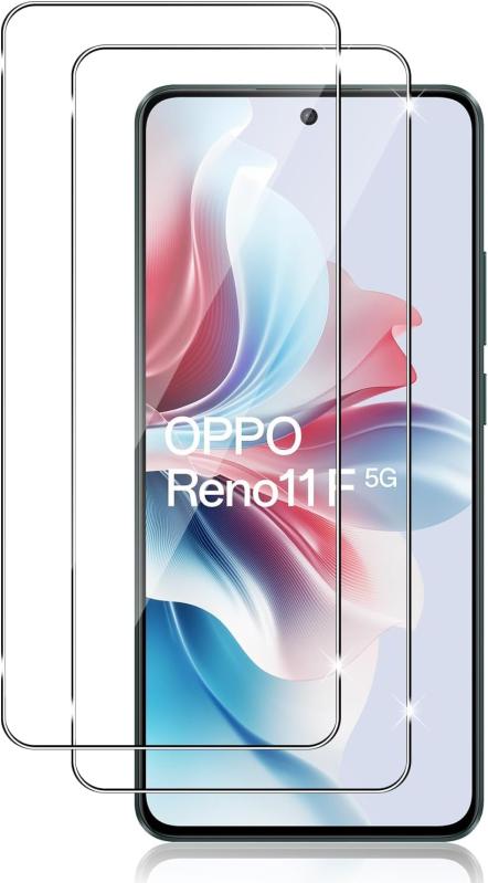 Gosento For OPPO Reno11 A ガラスフィルム【2枚セット】2.5Dラウンドエッジ加工 日本旭硝子素材AGC 高透過率 For OPPO Reno 11 A 強化ガラスフィルム 硬度9H OPPO Reno 11A 対応...