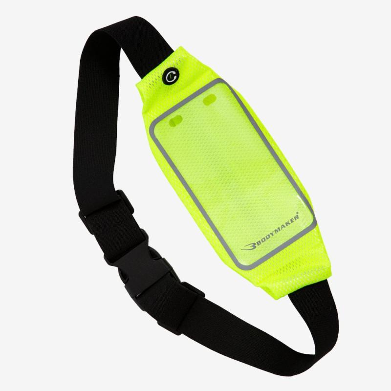 ボディメーカー(BODYMAKER) ランニングウエストポーチ1 イエロー BR026YE 音楽 自転車 アイフォン 旅行 スマホ スポーツ iphone トライアスロン ブラック トラベル トレーニング バッグ ピンク フィ