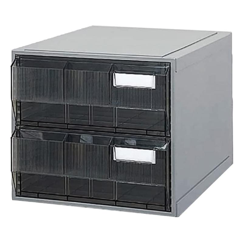 A3型カセッター A3-002 /3-274-05引出し数:深2外枠サイズ:386×500×337mm引出し内寸法:333×458×142mm×2個材質:本体/ABS樹脂、引出し/スチロール樹脂仕切板は付属していません。その他:カセッターシ...