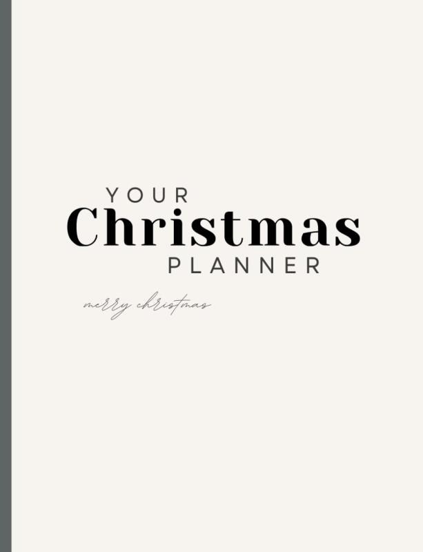 Christmas planner: Organiser Notebook for Making Your Lists, Notes and Plans for the Christmas Season / 122 pages
