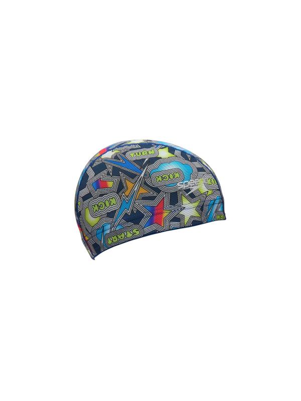 Speedo(スピード) スイムキャップ 大人 Sparkling Boom Mesh Cap スパークリングブーンメッシュキャップ SE12552 メッシュ フィット カラフル