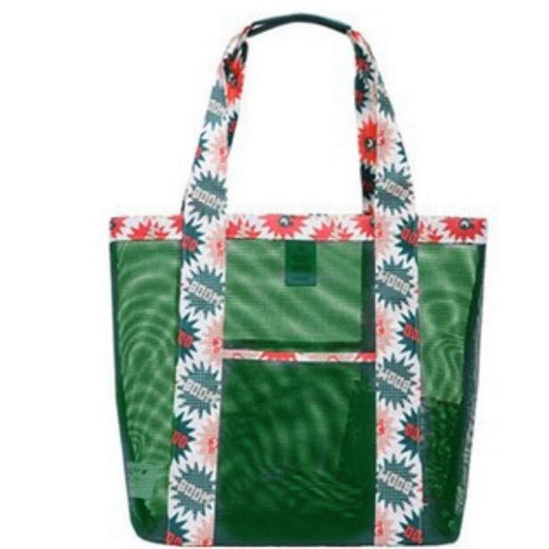 [MGizo DtiSpectrum] スパバッグ プールバッグ 温泉バッグ トートバッグ 手提げバッグ - メッシュバッグ サウナ お風呂 銭湯 ビーチ バスルーム アウトドア 通気 大容量 ファスナー付 レディース 【爽やかな夏スタイル...