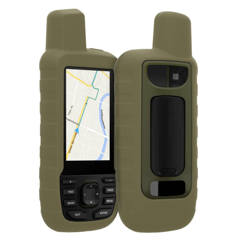 kwmobile Garmin GPSMAP 66sr / GPSMAP 67対応 ケース - GPS ナビ シリコン 保護ケース ネオンイエローぴったり: Garmin GPSMAP 66sr / GPSMAP 67対応強くて&amp; ...