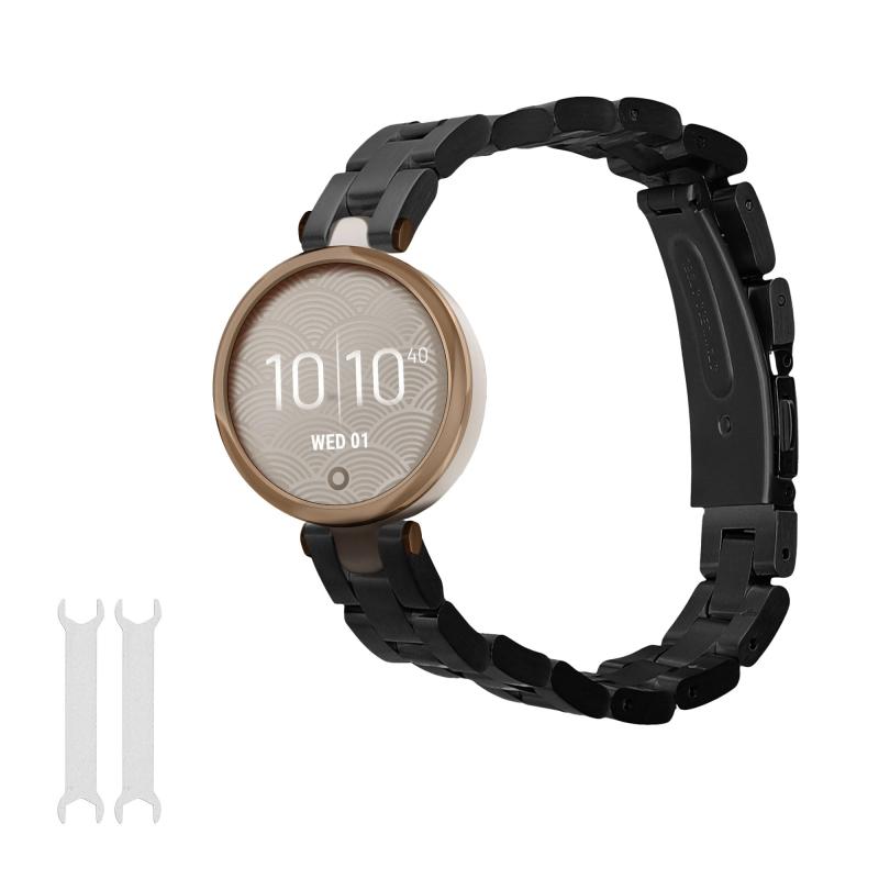 kwmobile 時計バンド Garmin Lily Sport対応 交換ベルト - スマートウォッチ ステンレス ピンクゴールドぴったり: Garmin Lily Sport対応替えバンド: あなたの古くなったアクティブトラッカーのベルト...