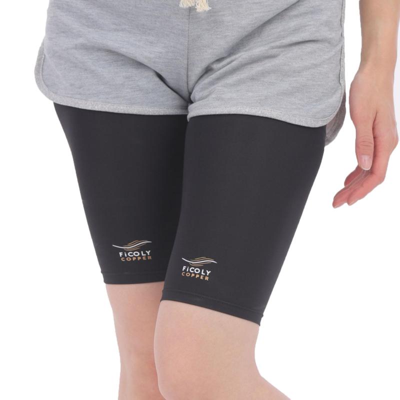 [FiCOLY] 太ももサポーター サイスリーブ 太もも 大腿 着圧 サポーター コンプレッション メンズ レディース 【2個セット】 FCL-3【FiCOLY 太ももサポーター サイスリーブ FCL-3】太もも全体をカバーし、継続的に圧迫...