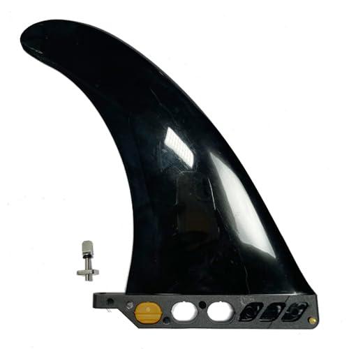 HFEXIソフトフィン用 ロングボード SUP用フィンロックまたは工具なしの取り付け两用 9インチ センターフィン 1枚 フィンロック付きHF-9IN-SFBK2サーフボードフィン、ソフトフィン用、 ロングボード用 9インチフィン、フィンロ...