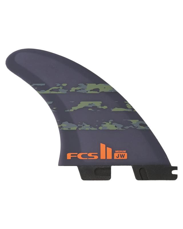 FCS エフシーエス II JW PC MEDIUM ARMY CAMO TRI RETAIL FINS