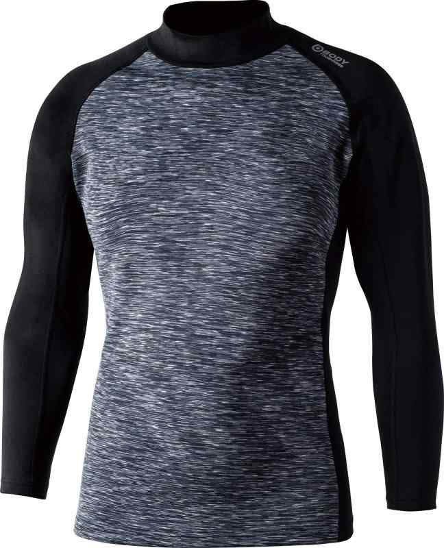 おたふく手袋(Otafuku Glove) 冬用インナー 長袖ハイネック ヒートブースト [保温 吸汗速乾 消臭 コンプレッション メンズ] JW-186 カモフラxブラック M秋冬用空気の層に裏起毛と遠赤加工をプラスしたトリプル保温タイプ...