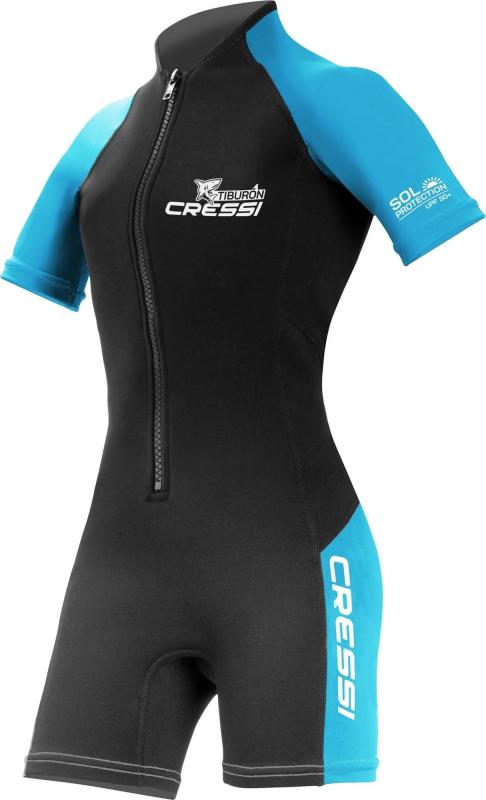 CRESSI ショーティー ウェットスーツ レディース [ TIBURON LADY ] 2mm厚 ネオプレーン＆エラスタン素材 【正規品】素材 : ネオプレーン85%, エラスタン15%フロントジップ / YKKのファスナー仕様スノーケリ...