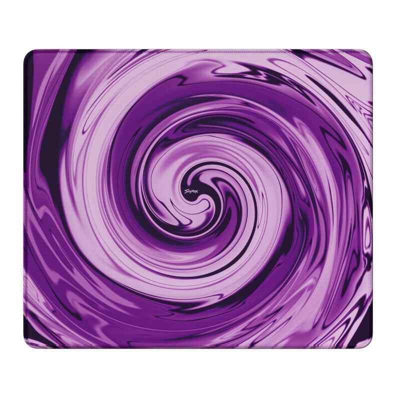 SCYROX Tornadoパープル マウスパッド 490x420x4mmサイズ: 490*420*4mmタイプ: バランス素材: 布ベース: Polyurethane