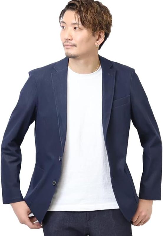 EDWIN(エドウィン) アウターデニスラ AIR テーラードジャケット ストレッチ ビジネス 軽量メンズアウター