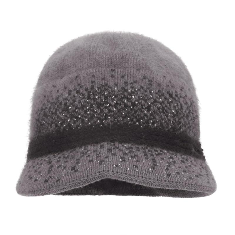 [Afindern] 帽子 レディース 年配 ニット帽 おしゃれ 婦人帽 ふわふわ 防寒対策 暖かい お出かけ 散歩 旅行 中高年 高齢者 敬老の日 おばあちゃん お母さん 母の日 プレゼント 秋冬 4色サイズ：頭周り56～58cm（弾力性...