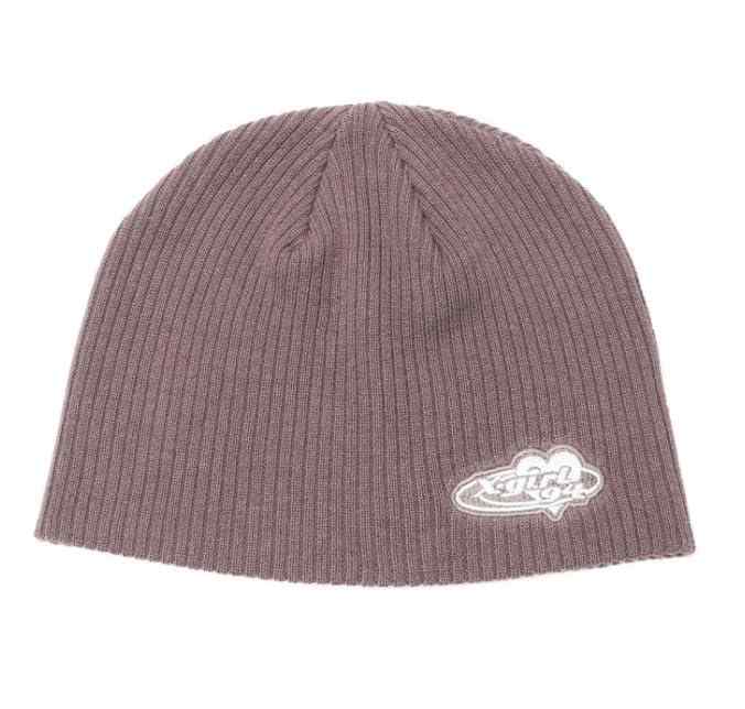 [エックスガール] ビーニー PLANET HEART LOGO EMBROIDERED BEANIE レディース【サイズ】縦20cm/横24cm＼ストリートスタイルに好相性のビーニー／ワンポイントロゴ刺繍のシングルビーニー。シンプルであり...